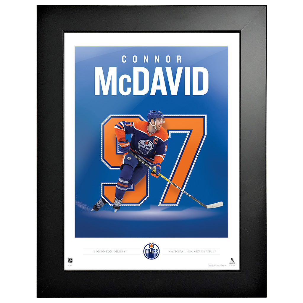 Edmonton Oilers | McDavid Breakout | 12" x 16" Frame – Hockey Hall of Fame