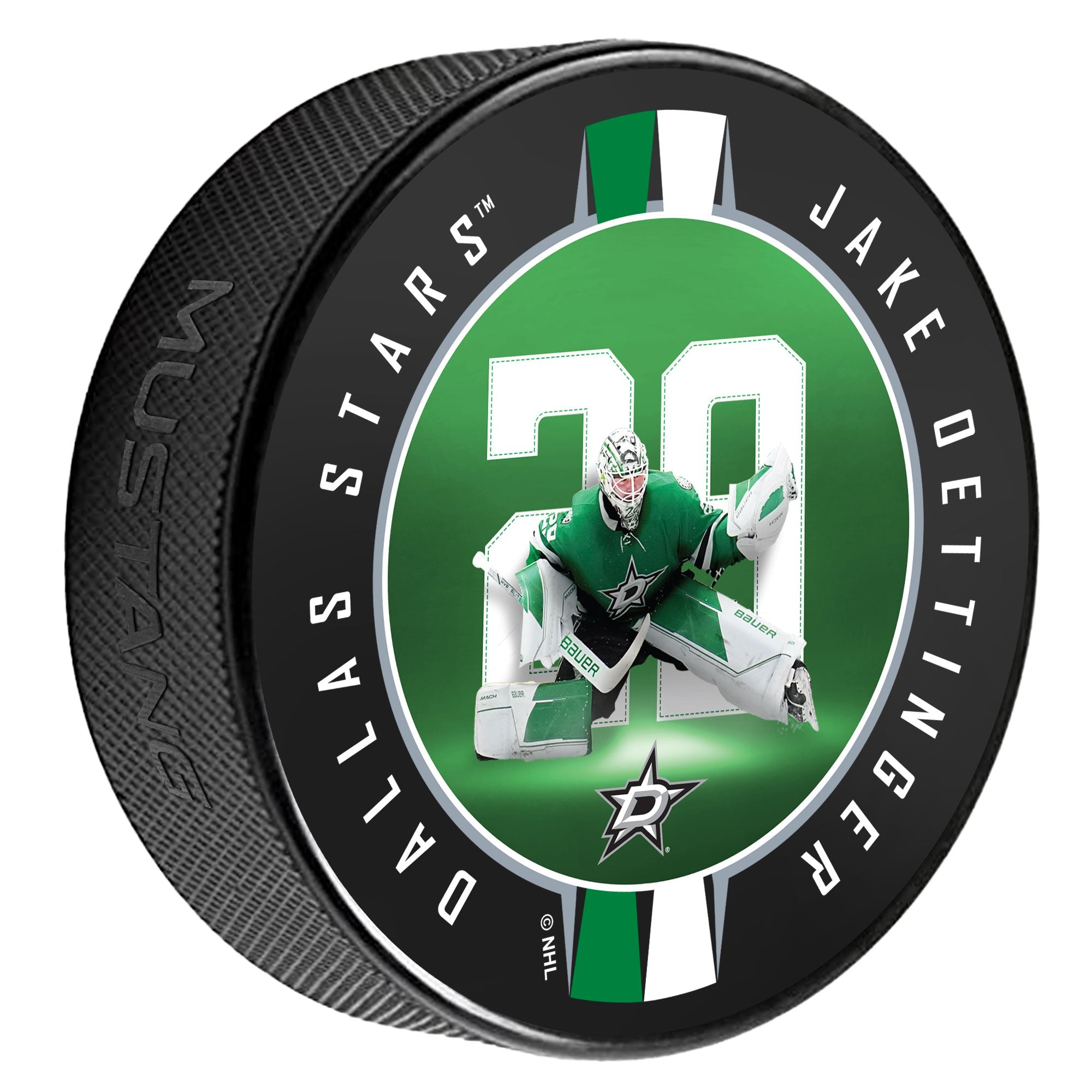 Jake Oettinger Puck - Breakout Series | Sports Decor – Hockey Hall of Fame