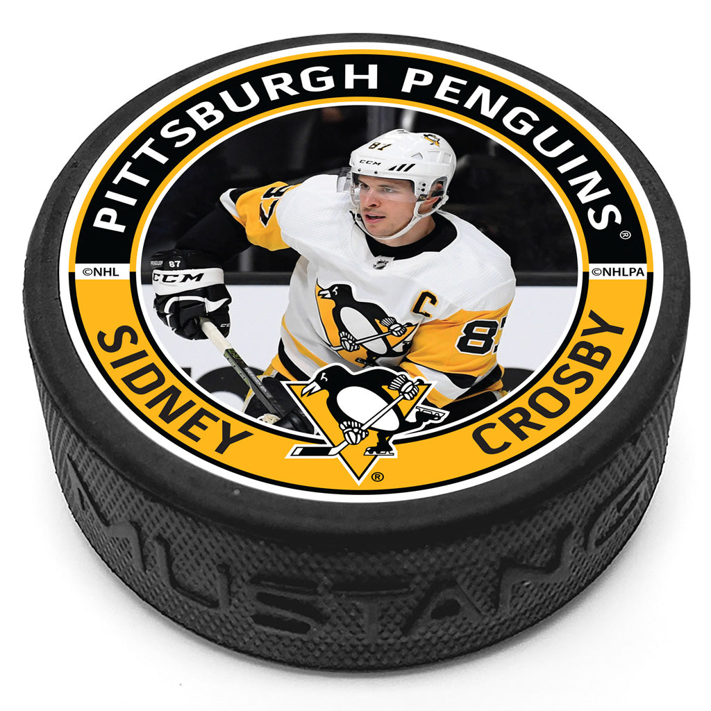 Sidney Crosby Puck - Pittsburgh Penguins Player Photo | HHOF – Hockey ...