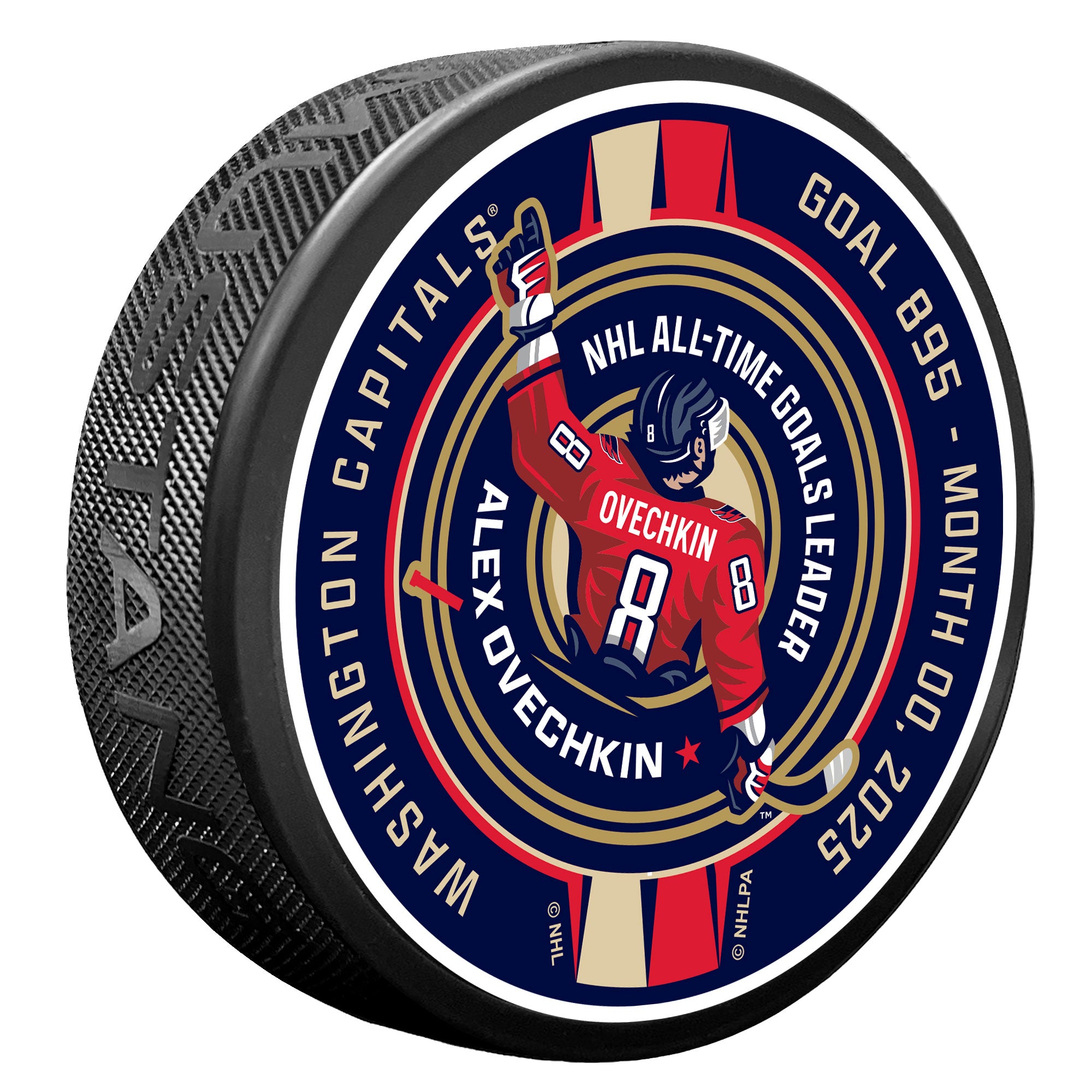 Alexander Ovechkin | 895 Showcase Puck – Hockey Hall of Fame