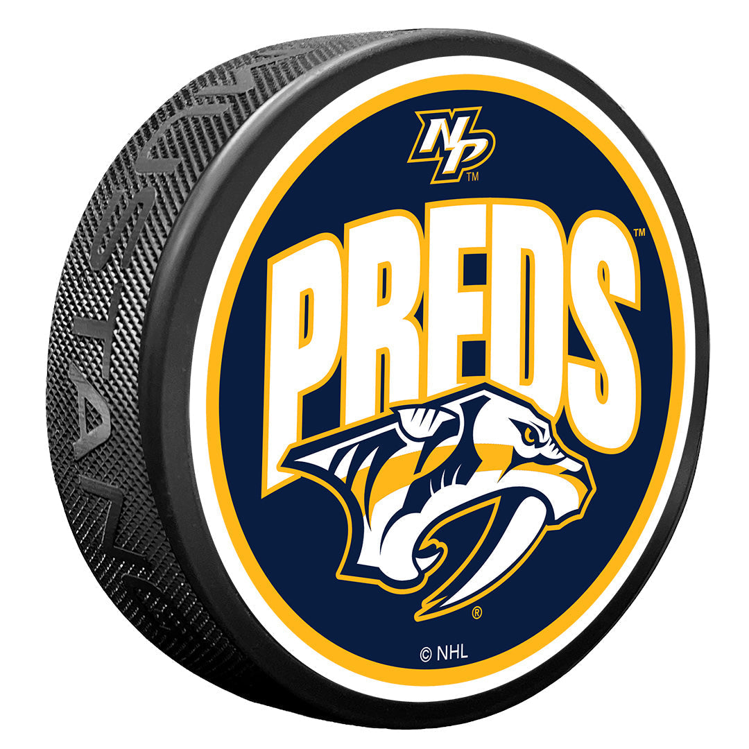 Nashville Predators Puck | Wordmark | Hockey Hall of Fame – Hockey Hall ...
