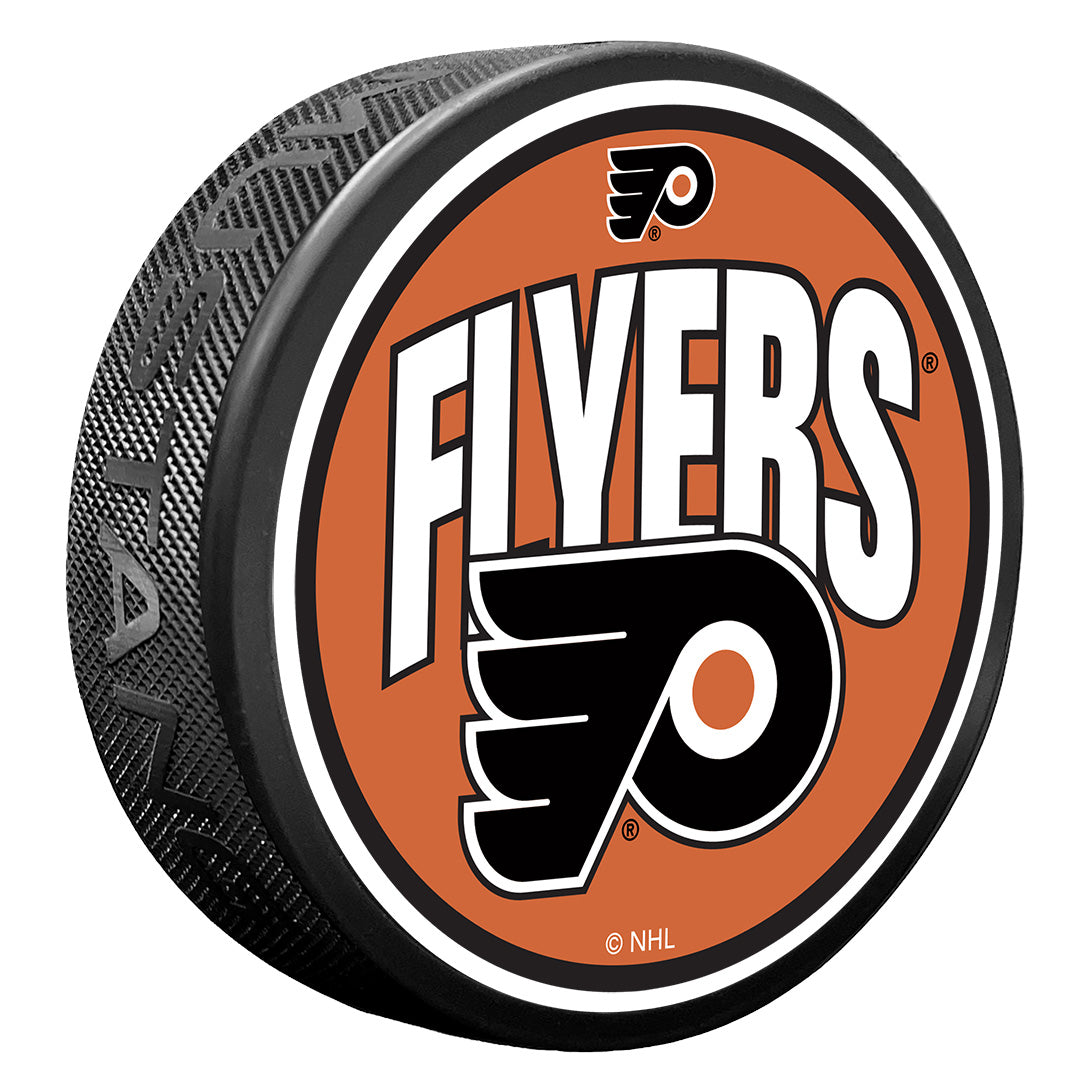 Philadelphia Flyers Puck | Wordmark | Hockey Hall of Fame – Hockey Hall ...