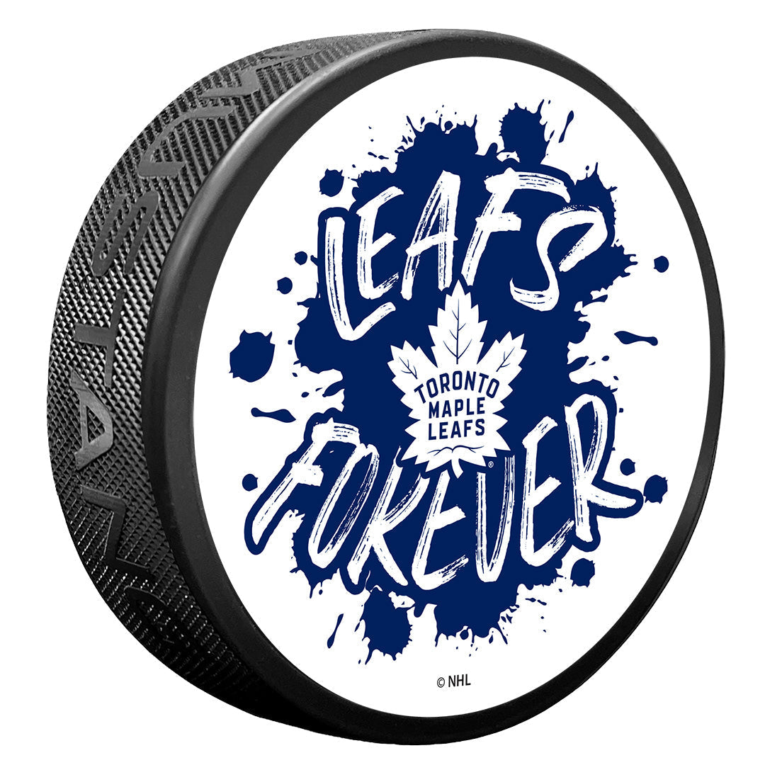 Toronto Maple Leafs Puck | Slogan | Sports Decor – Hockey Hall of Fame