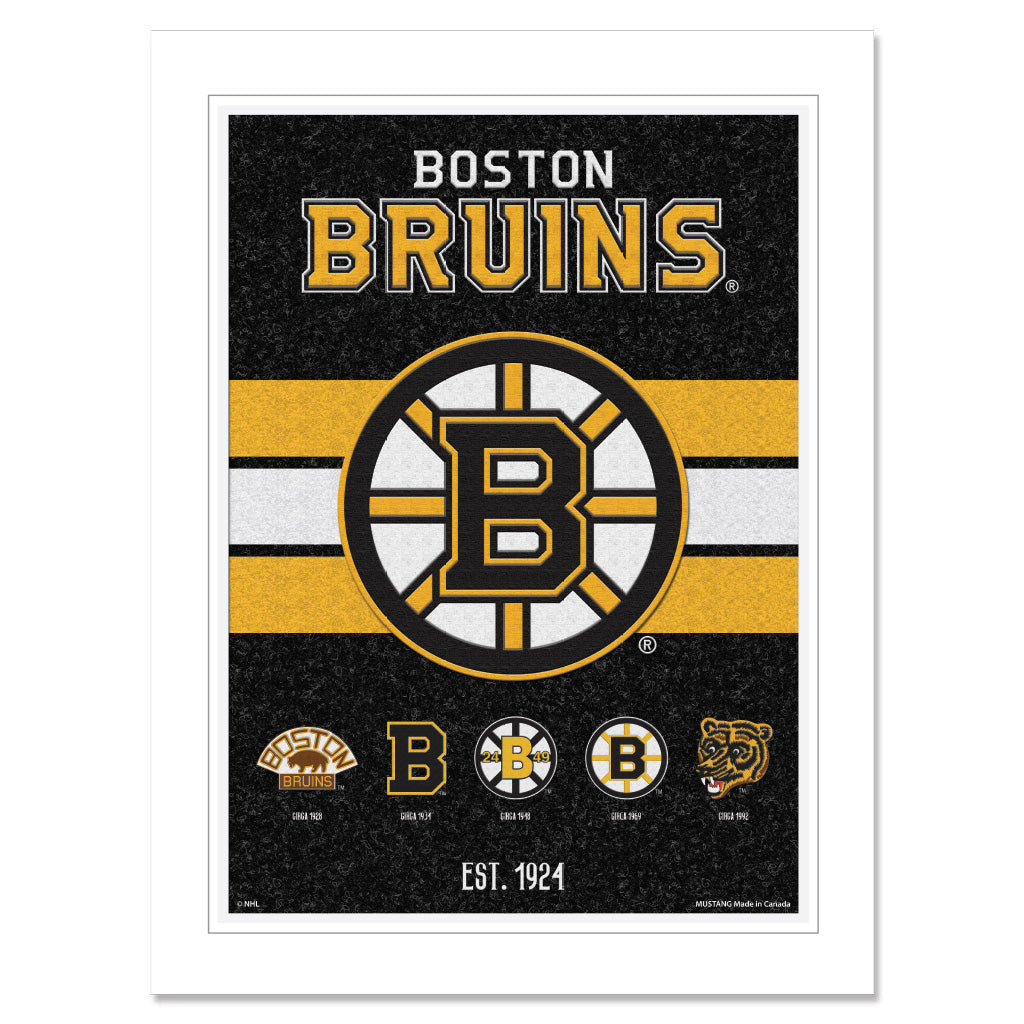 Boston Bruins Print - 12" x 16" Team Tradition Design – Hockey Hall of Fame